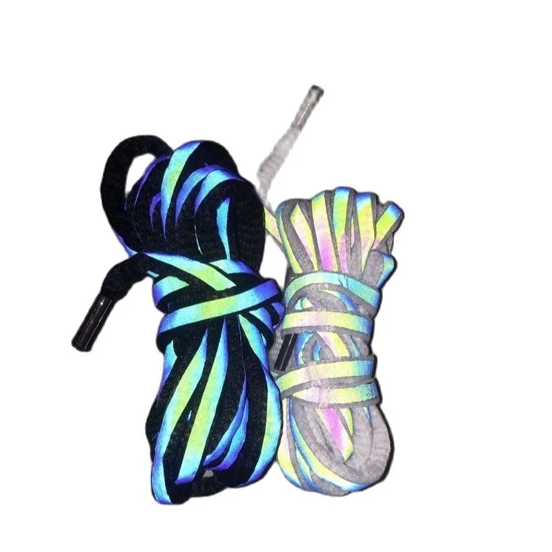 120cm-Holographic-Traffic-Safety-Reflective-Shoelace-Rope-Glowing-In ...