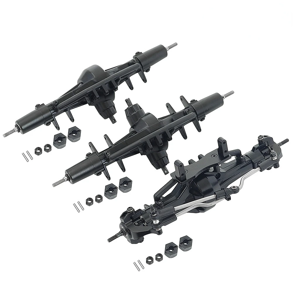 1/10 RC Crawler 6X6 Complete Metal Cast Front/Center/Rear Axle for ...