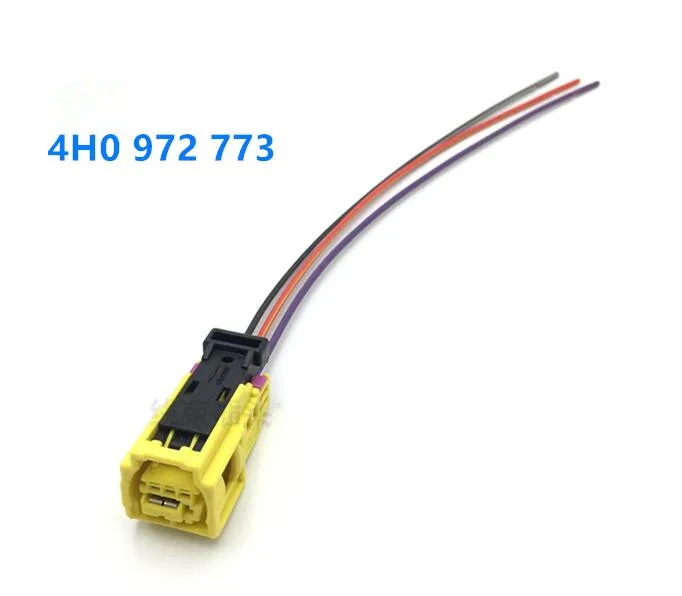 3 Pin/Way Seat Sensor Plug Safety Collision Sensor Connector Wire Cable ...