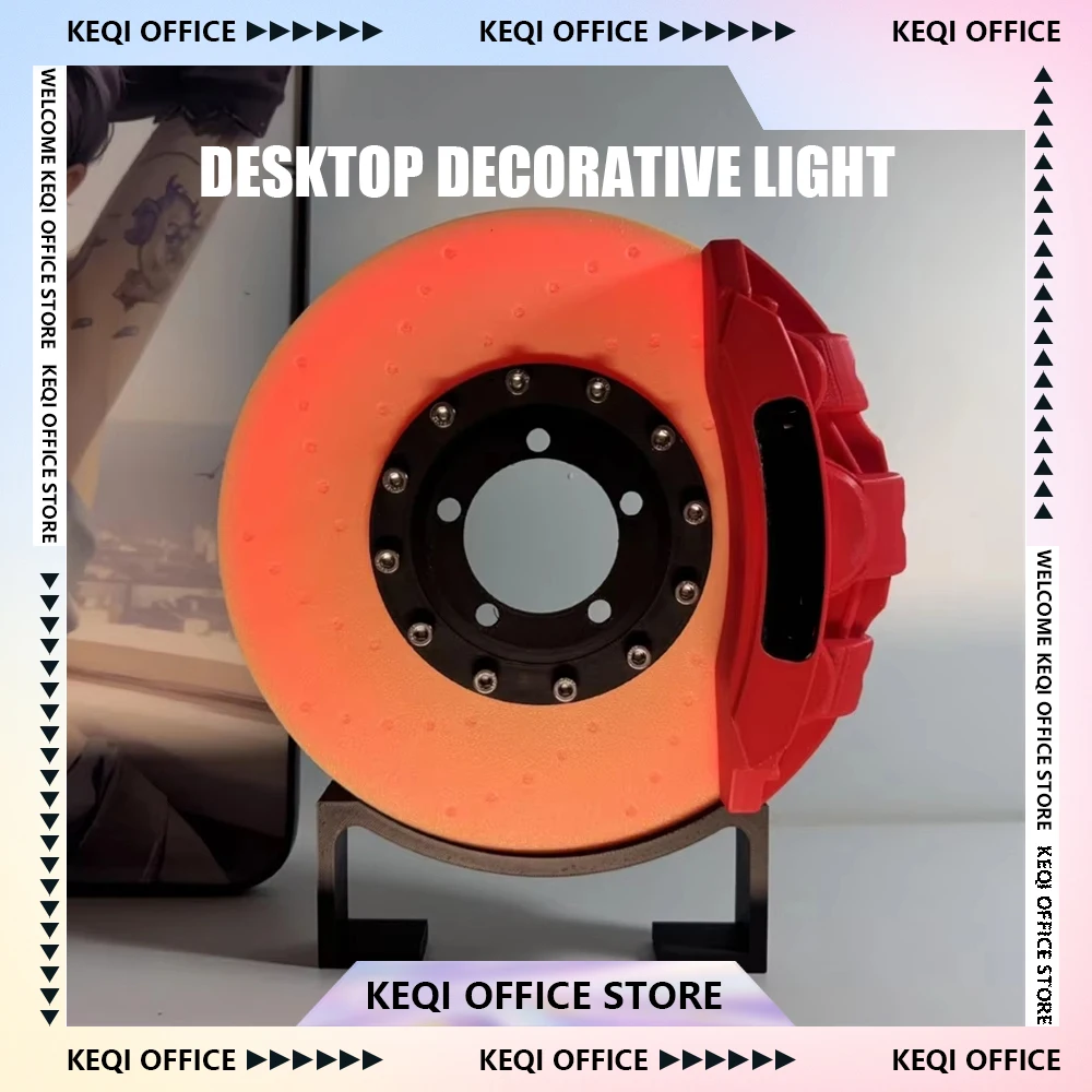 Brake Mood Light Brake Disc LED Braking Light 5V USB Charging ...