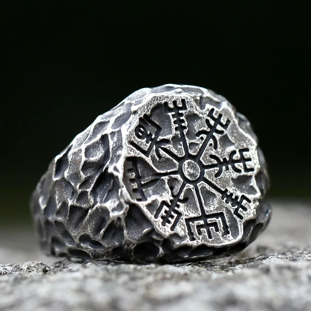 316L Stainless Steel Viking Valknut Ring