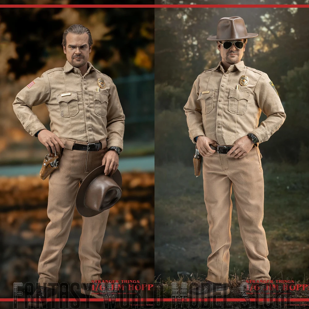 2024-Q4-ThreeZero-Model-1-6-skala-Stranger-Things-petugas-polisi-Jim ...