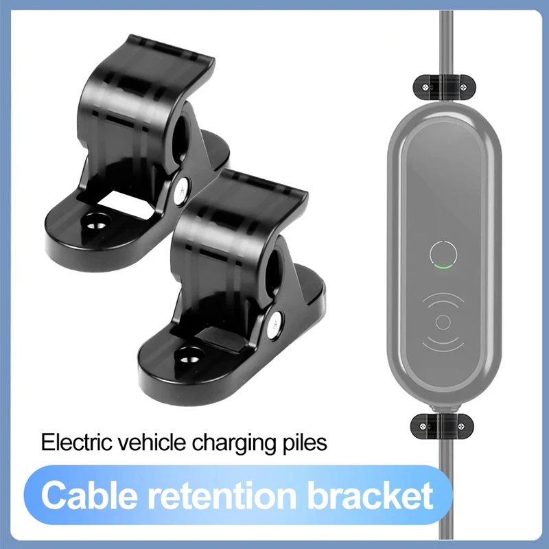 EVSE-Wall-Mounted-Bracket-Clamp-Fixed-Clips-Portable-Screw-Mount-Holder ...
