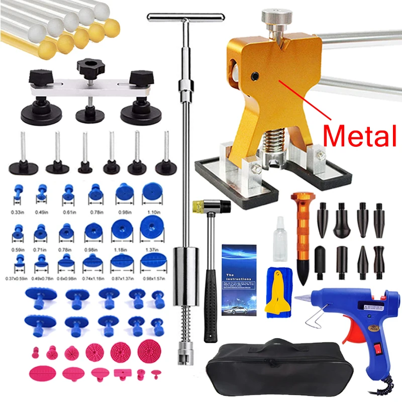 Car Dent Repair Tools Gold Puller Repair Auto Body Door Sheet Metal ...