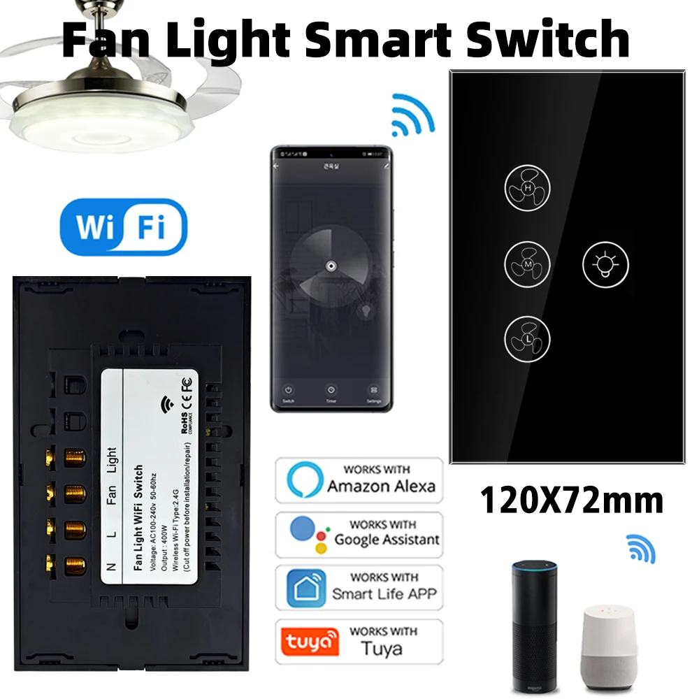 Tuya-smart-wifi-ceiling-fan-light-switch-for-EU-US-Compatible-with ...