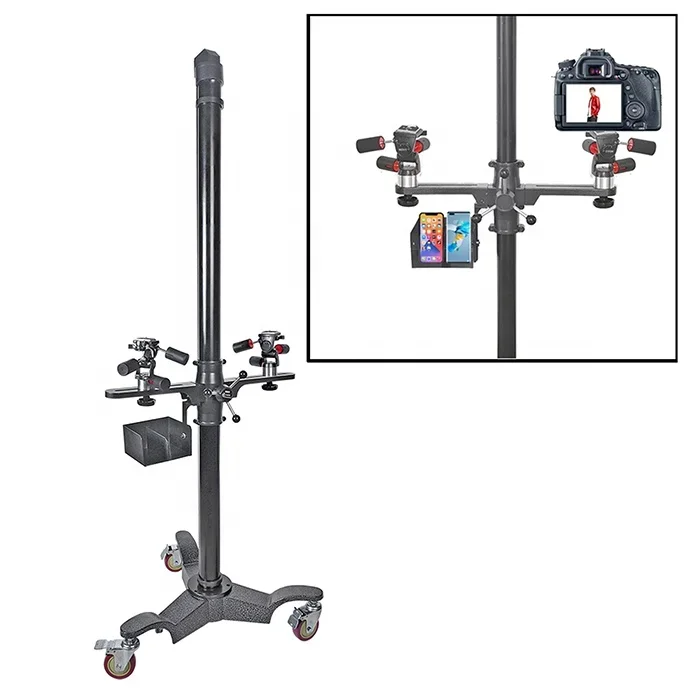 QIHE-QH-J800-Studio-Camer-Stand-Camer-Tripod-With-20KG-Loading-Capacity ...