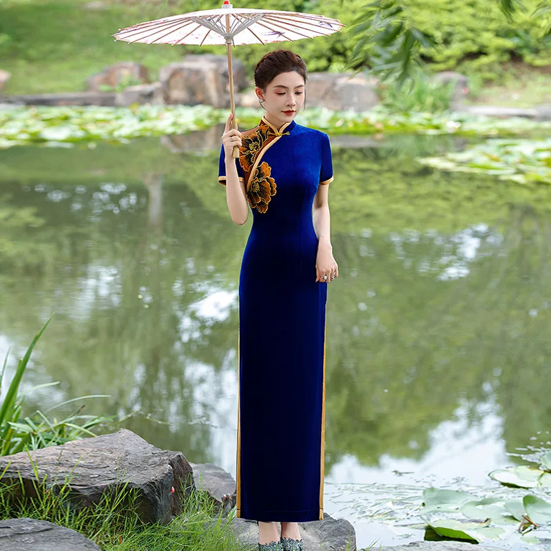Plus Size 5XL Qipao Vintage Women Cheongsam Chinese Style Traditional ...