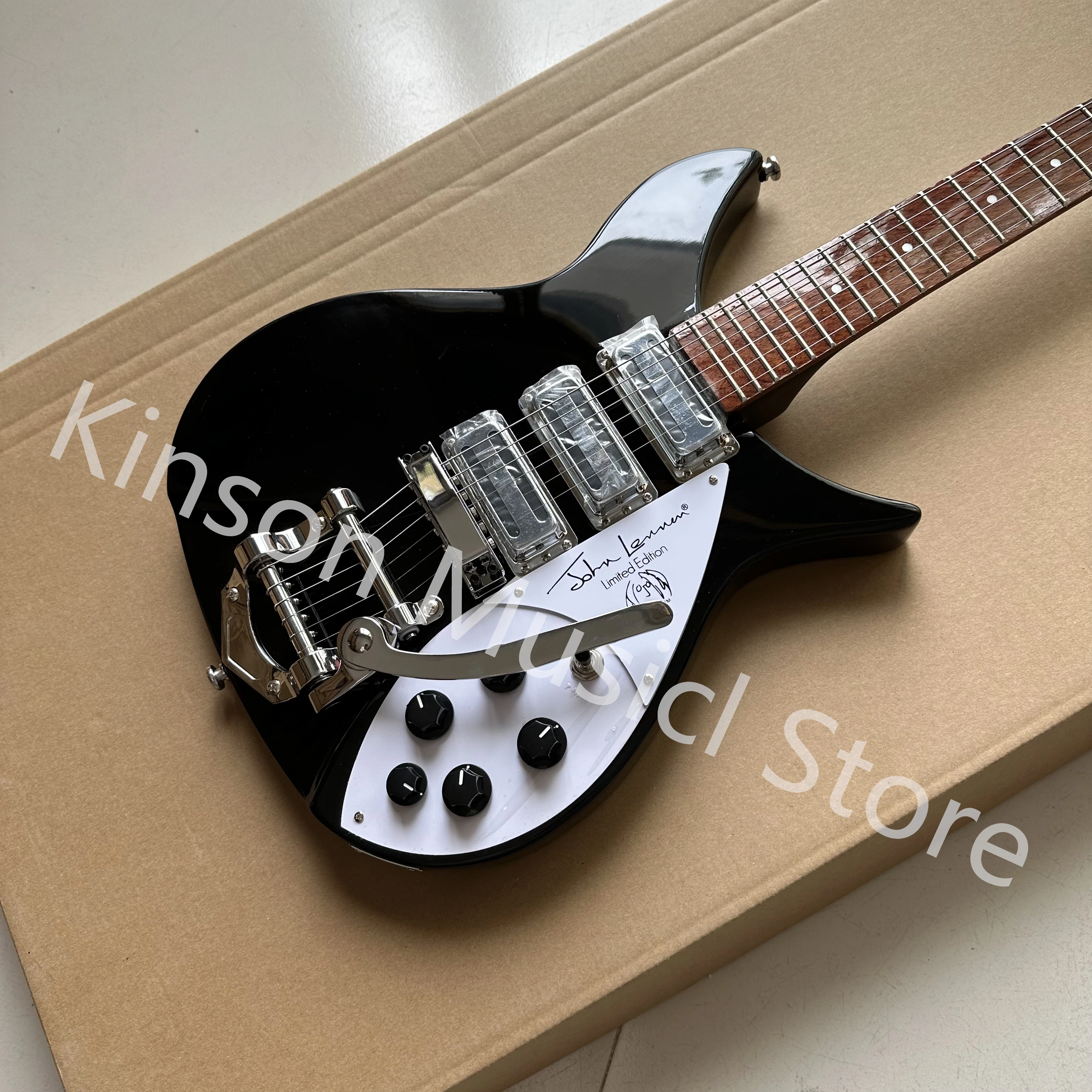 Rickenbacker-Guitarra-el-ctrica-con-sistema-Tremolos-puente-Color-negro ...