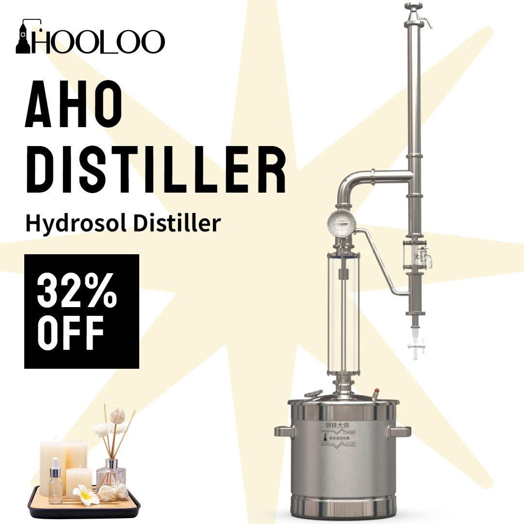 HOOLOO-AHO-Plant-Hydrosol-Distiller-Home-22L-Direct-Flame-Heating ...