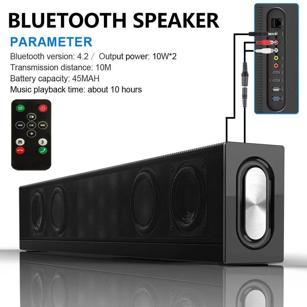 TOP-4-Drivers-Bluetooth-Speaker-Soundbar-Subwoofer-Super-Bass-Portable ...