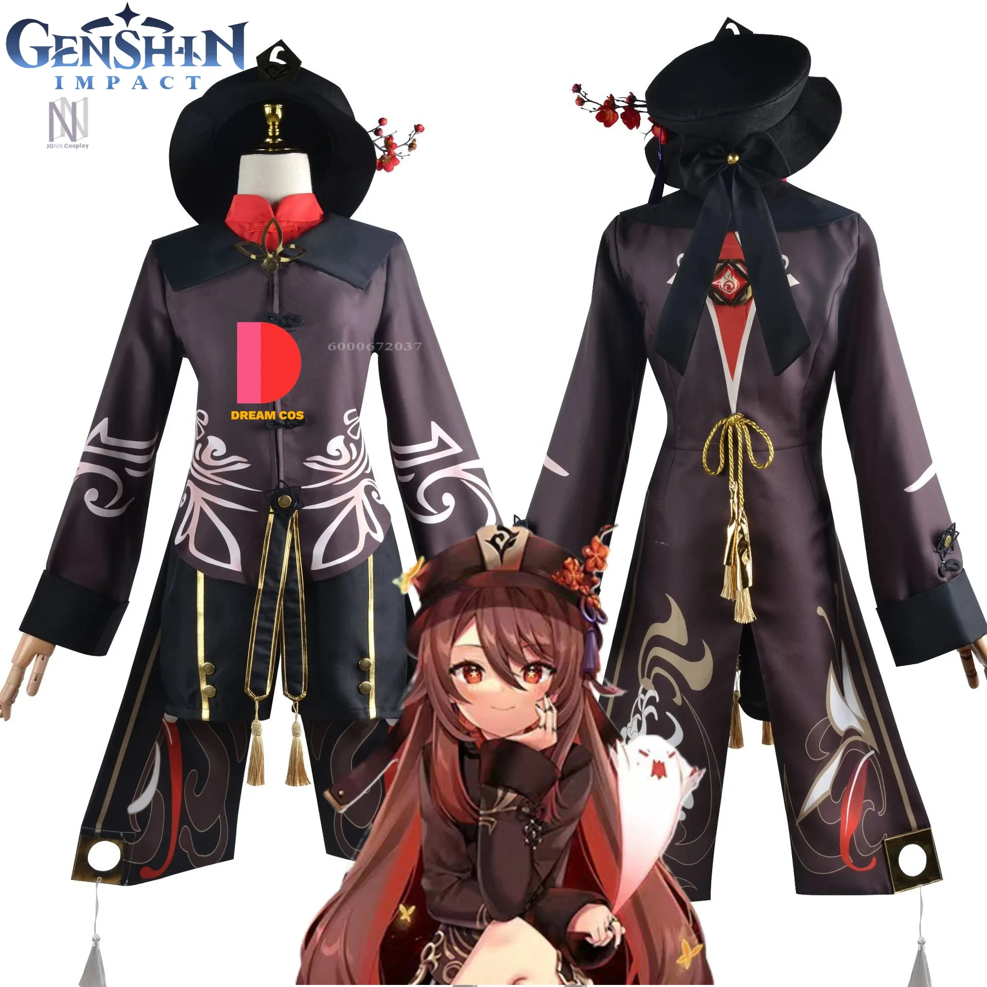 Genshin-Impact-Game-Hu-Tao-Cosplay-Costume-Full-Set-Hutao-Anime-Outfit ...