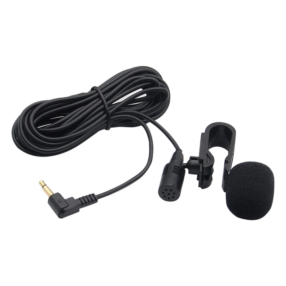 Car Audio Microphone 3.5mm Clip Jack Plug Mic Stereo Mini Wired ...