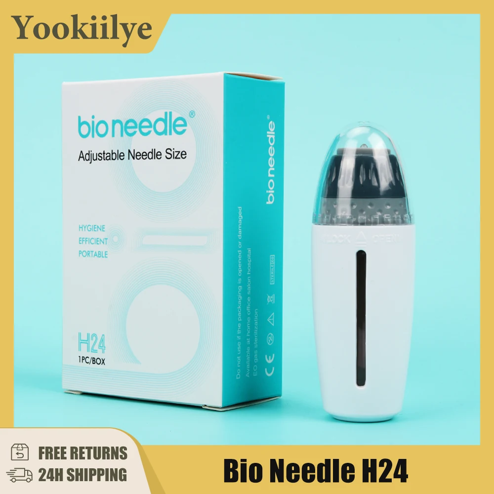 Bio-Needle-H24-Beard-Derma-Stamp-Micro-Needling-Adjustable-Needle-Size ...