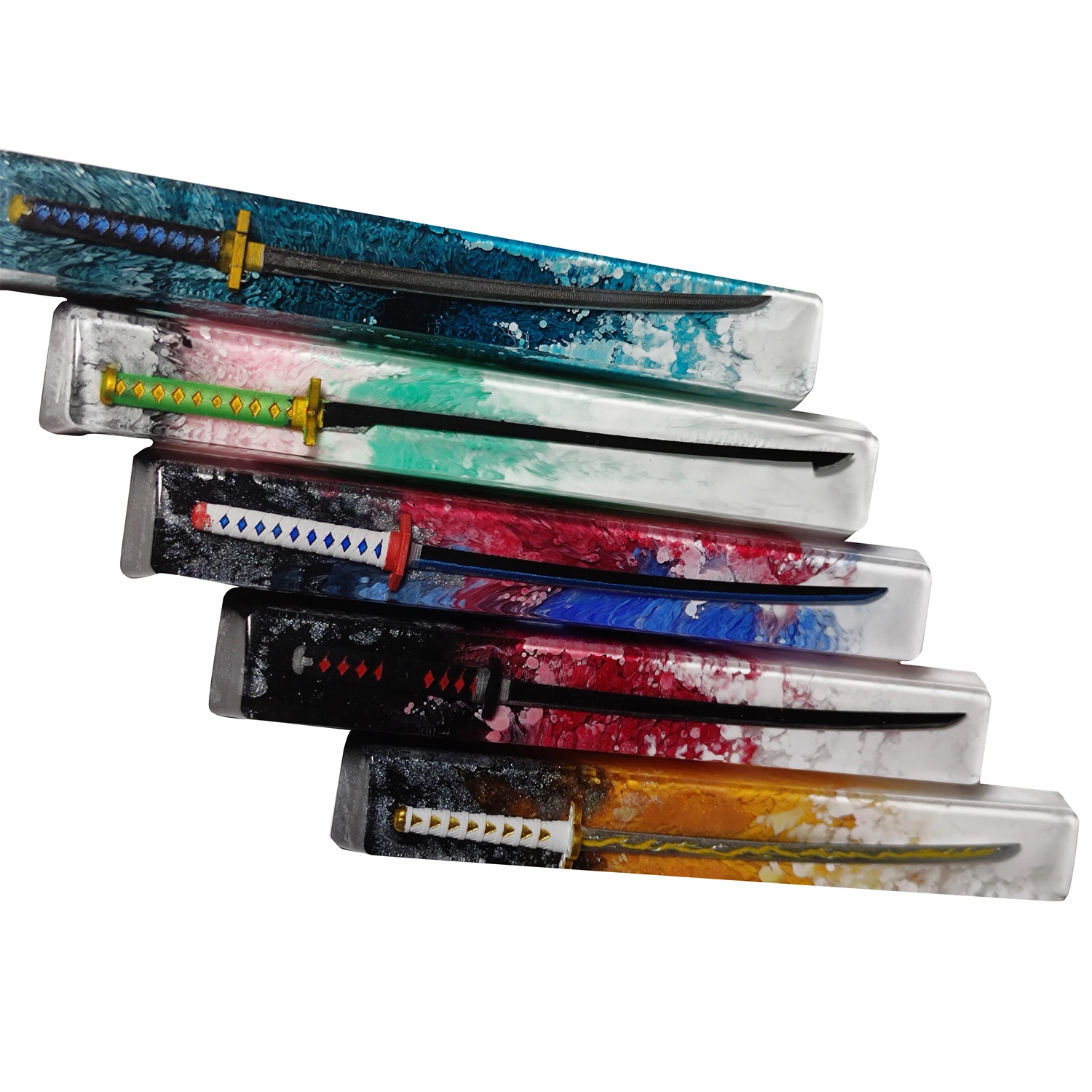 Dropship Demon Slayer Katana Custom Resin Oem 6.25u Spacebar Keycap ...