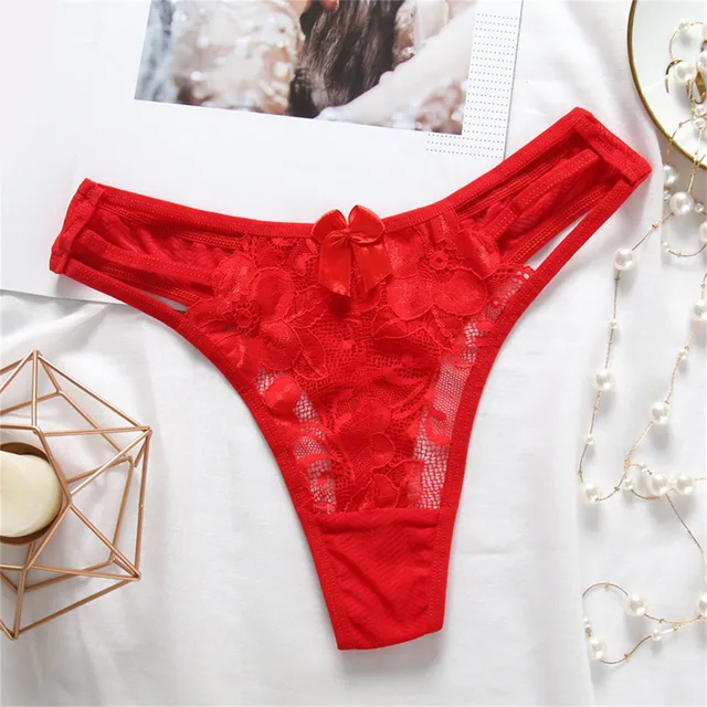 Lace Women'S Panties Plus Size Underwear Lace Panties G String Thong ...