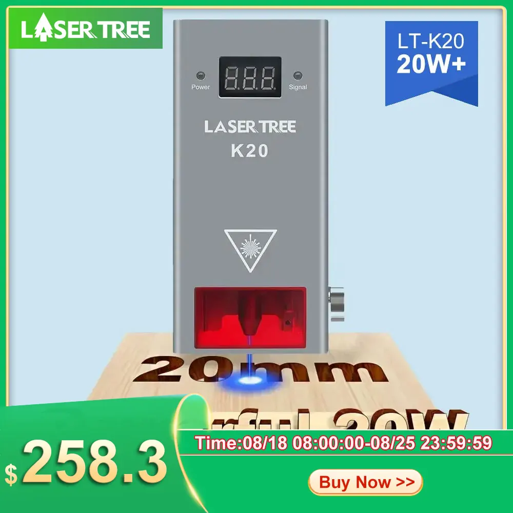 LASER-TREE-20W-Optical-Power-Laser-Head-with-4-Diode-and-Air-Assist-TTL ...