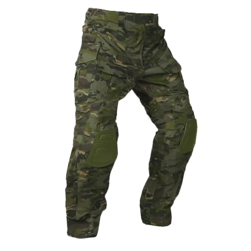 2025 New Multicam Pants with Knee Pads Men Tactical Combat Cargo ...