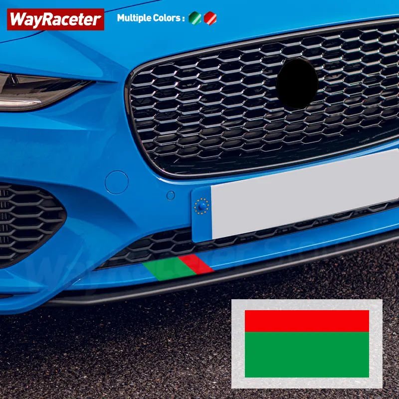 Reflective Car Front Bumper Sticker Grill Head R & S Sport Styling ...