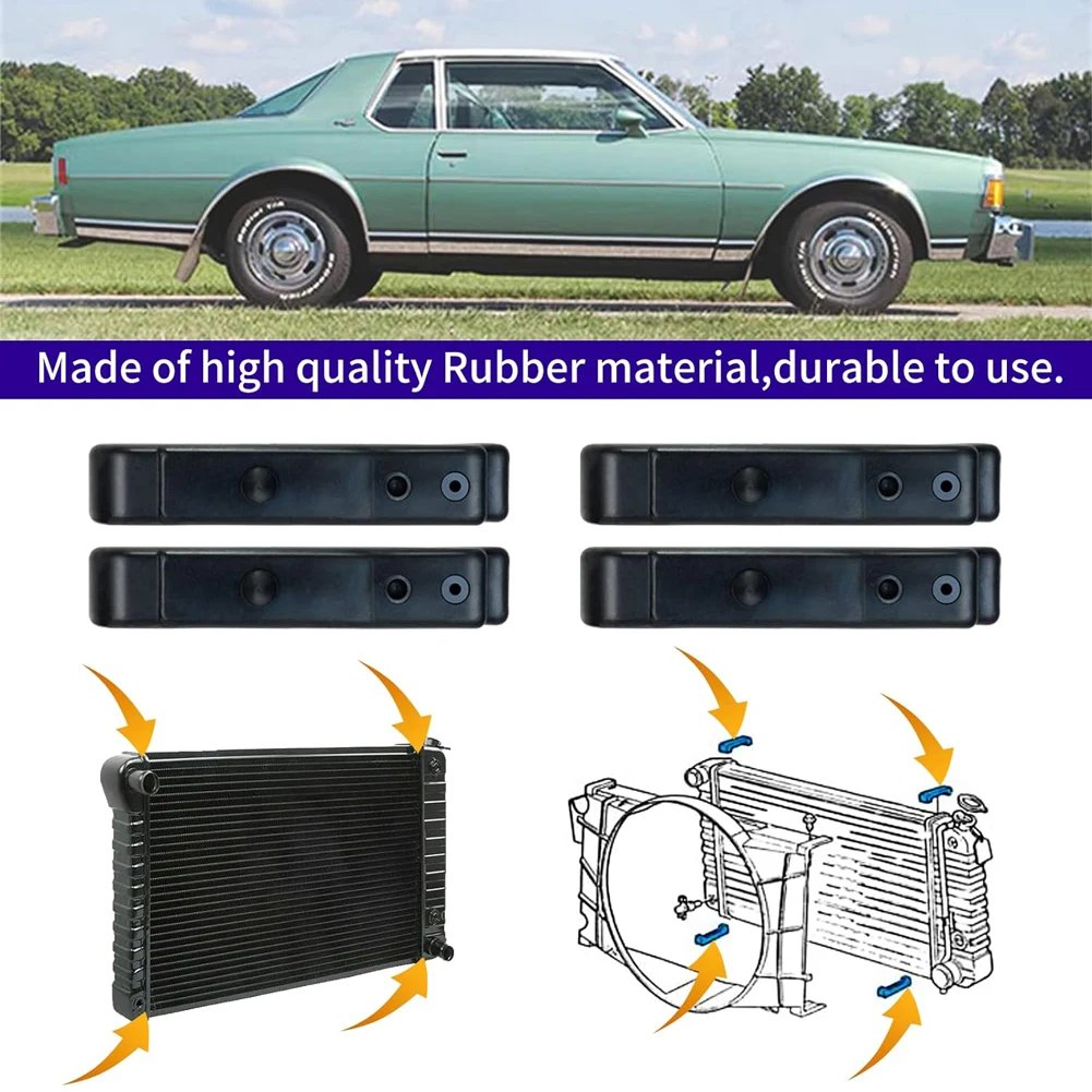 4Pcs-Rubber-Radiator-Insulator-Pads-6264100-4-Core-Radiator-Support ...