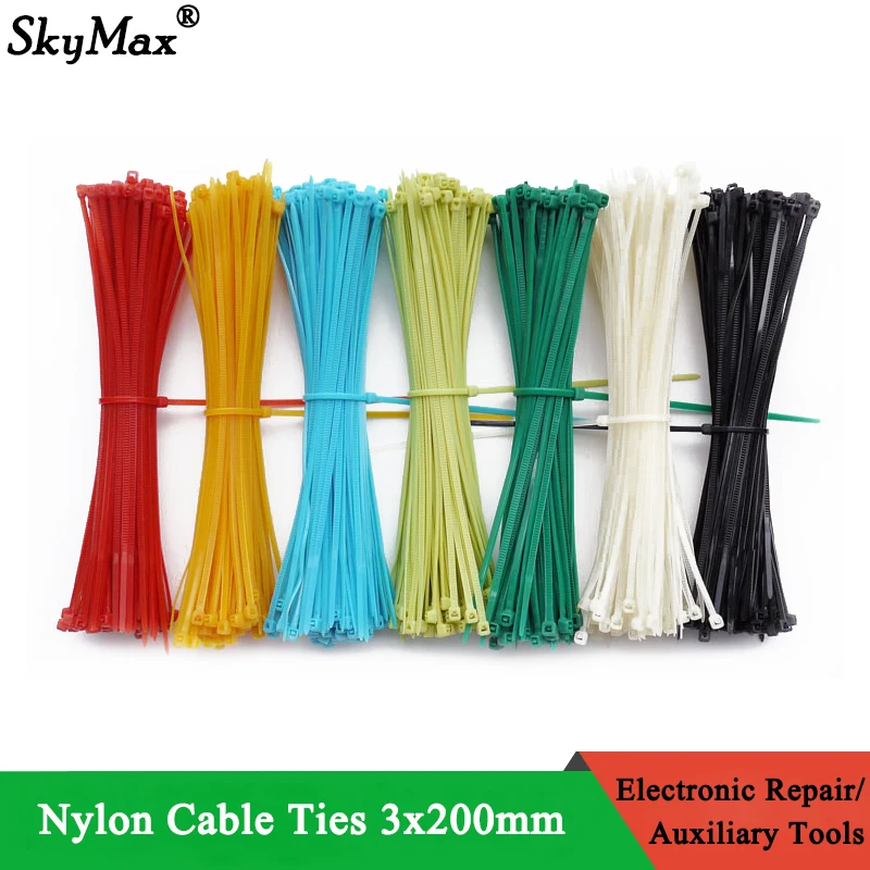 Plastic Wire Binding Wrap Straps | Wire Zip Ties Self Locking Nylon ...