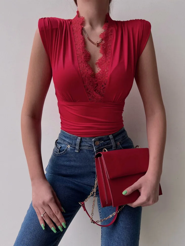 Articat-Combinaison-de-corps-en-fibre-de-dentelle-pour-femme-avec-col ...