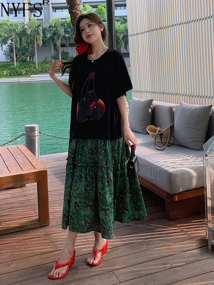 NYFS-2024-Summer-New-Korea-Dresses-For-Women-Vestidos-Robe-Elbise-Loose ...