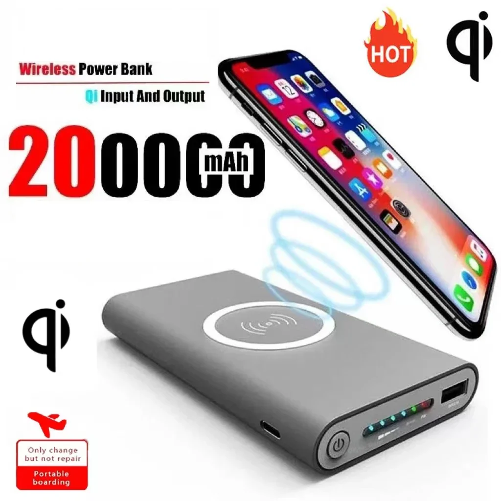 200000mAh-Wireless-Power-Bank-Fast-Charging-Two-way-Portable-UltraLarge ...