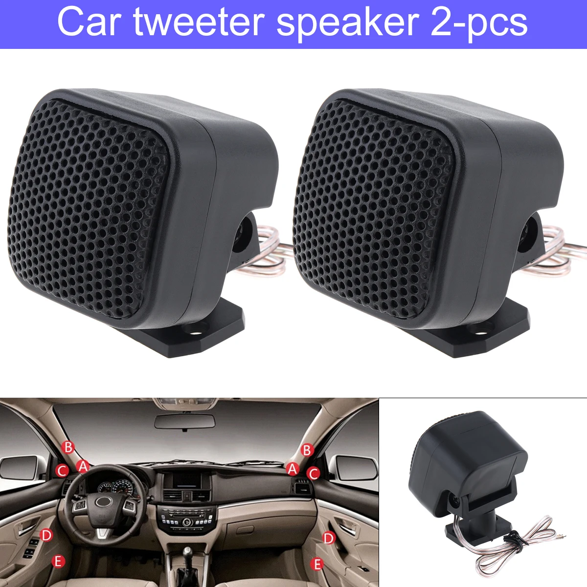2pcs-TP-004A-Car-Tweeter-Speaker-500W-12V-4ohm-High-Efficiency-Mini ...