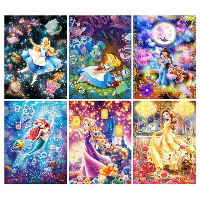 Disney Princess Oil Paintings