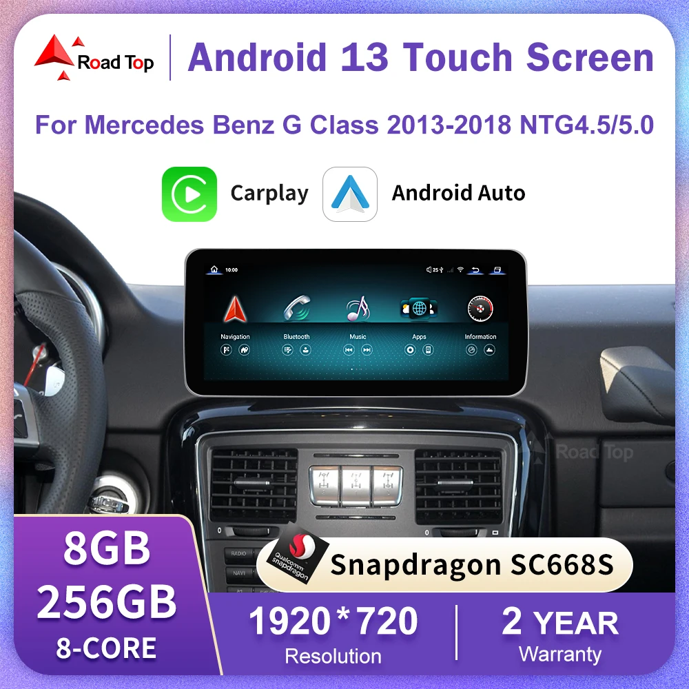 Android-13-Screen-for-Mercedes-Benz-G-Class-W463-2013-2018-Radio-GPS ...