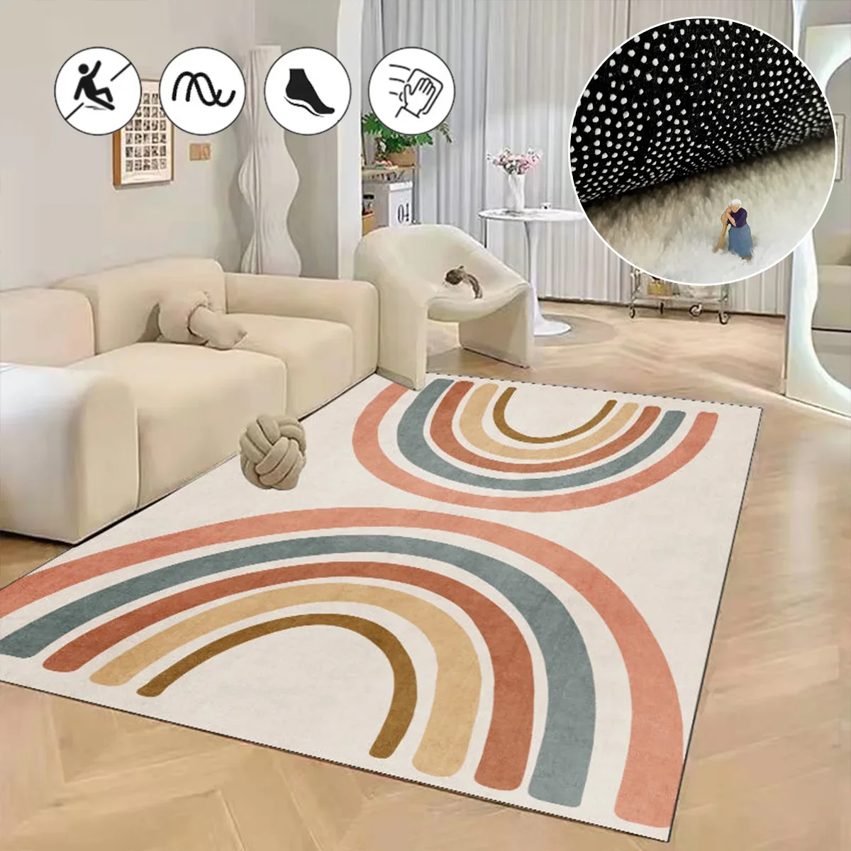 Rainbow-Carpets-for-Living-Room-Decoration-Home-Area-Rug-Large-Soft ...