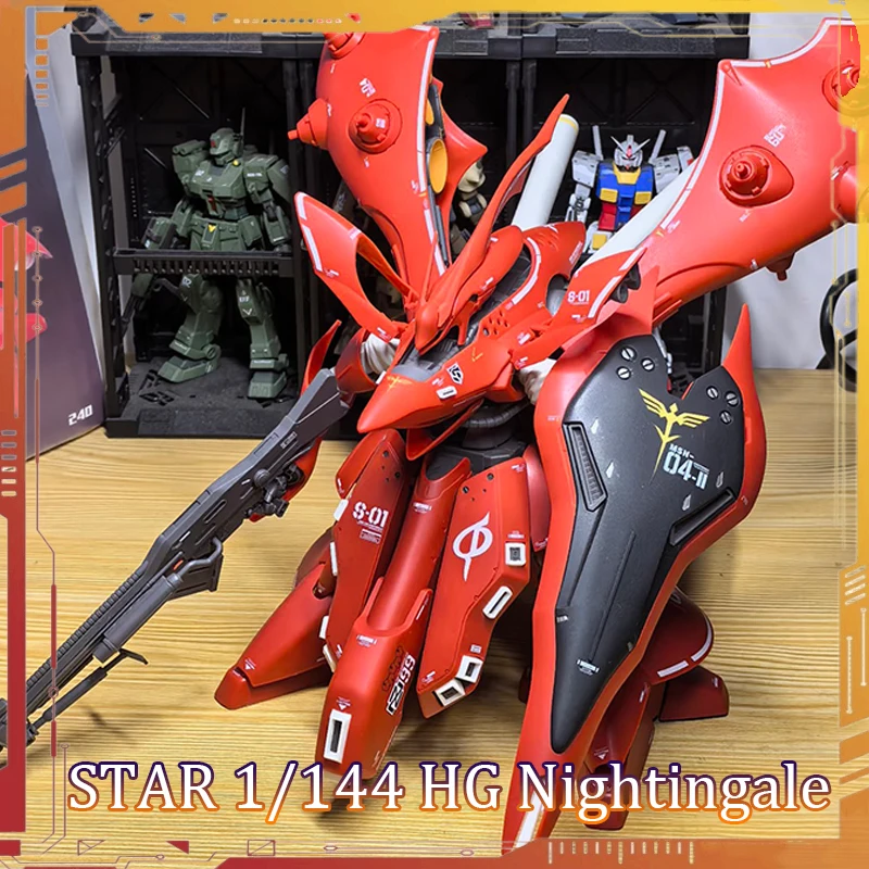 スター KO HGUC MSN-04-2 ナイチンゲール アクションフィギュア 1/144 スケール組み立てモデルキット U.C.0093 ...