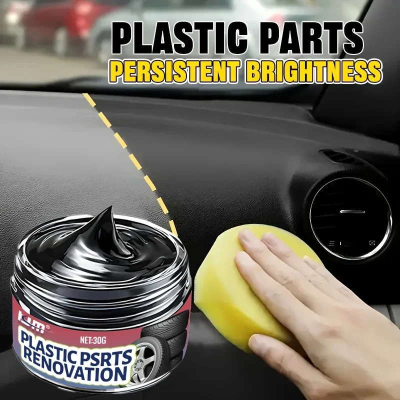 30g Universal Car Interior Plastic Part Polish Paste - Scratch Repair ...