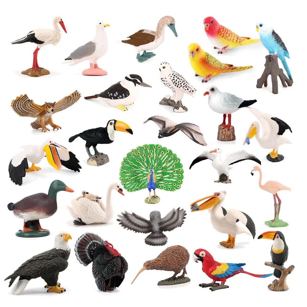 Kiwi-Bird-Animal-Figures-Peacock-Phoenix-Mallard-Turkey-Toucan-Action ...