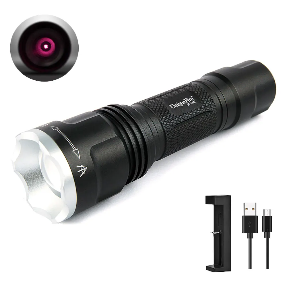 Uniquefire 1507 Ir850nm Led Flashligh 3mode Small Night Vision Lamp ...