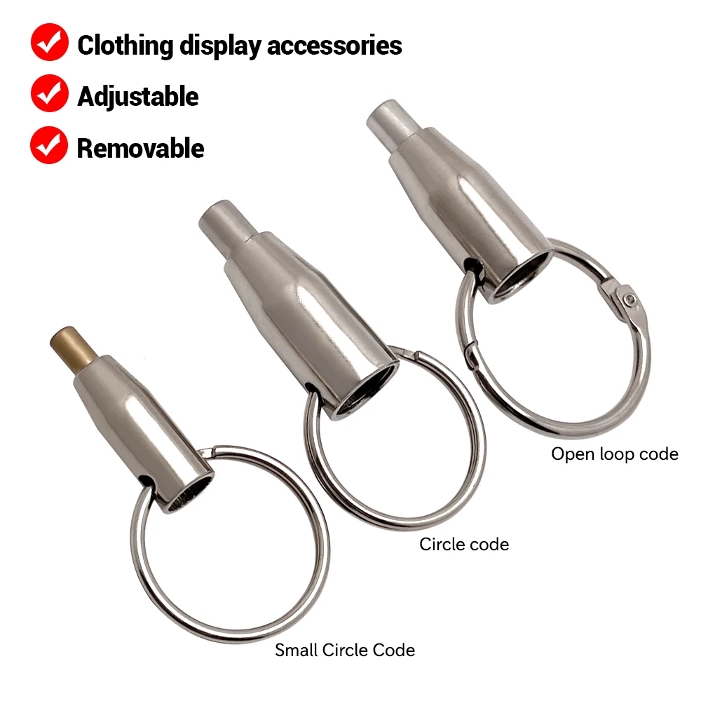 10PCS-Steel-Wire-Rope-Self-Locking-Hanging-Code-With-Loop-Adjustable ...