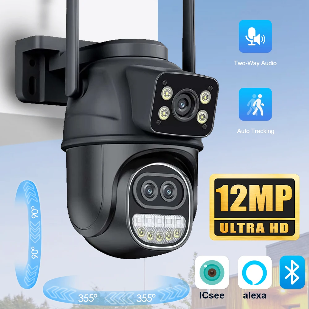 6MP-WiFi-Camera-ICsee-Outdoor-12MP-8X-Zoom-Three-Lens-Dual-Screens-CCTV ...