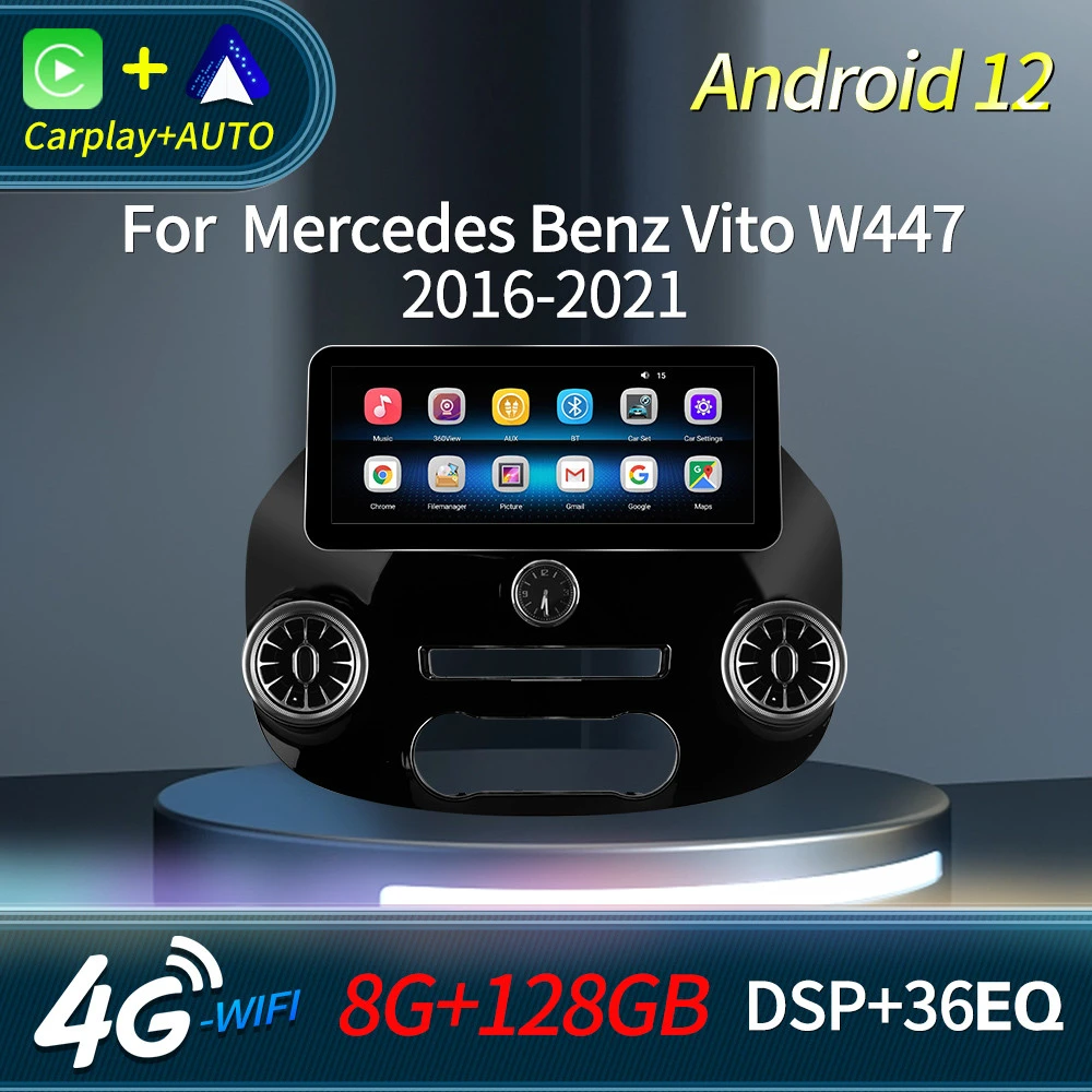 Hoxiao Android Auto Radio 12.3inch For Mercedes Benz Vito W447 2014 ...