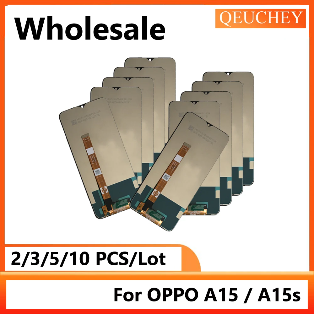 Pantalla LCD Original para OPPO A15/A15s, montaje de digitalizador con pantalla táctil, No ...