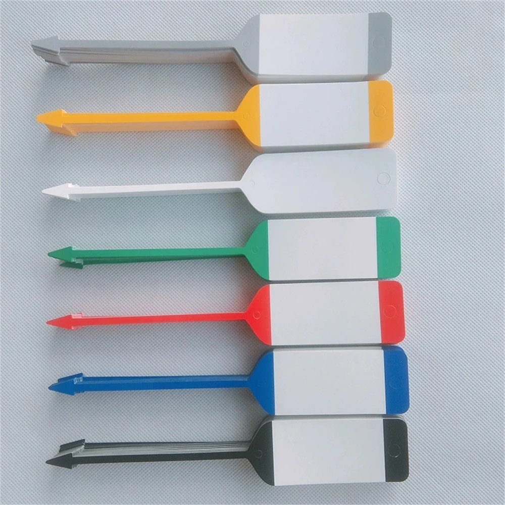 500pcs ID Key Tags Car Key Ring Repair Labels for Office Automotive ...