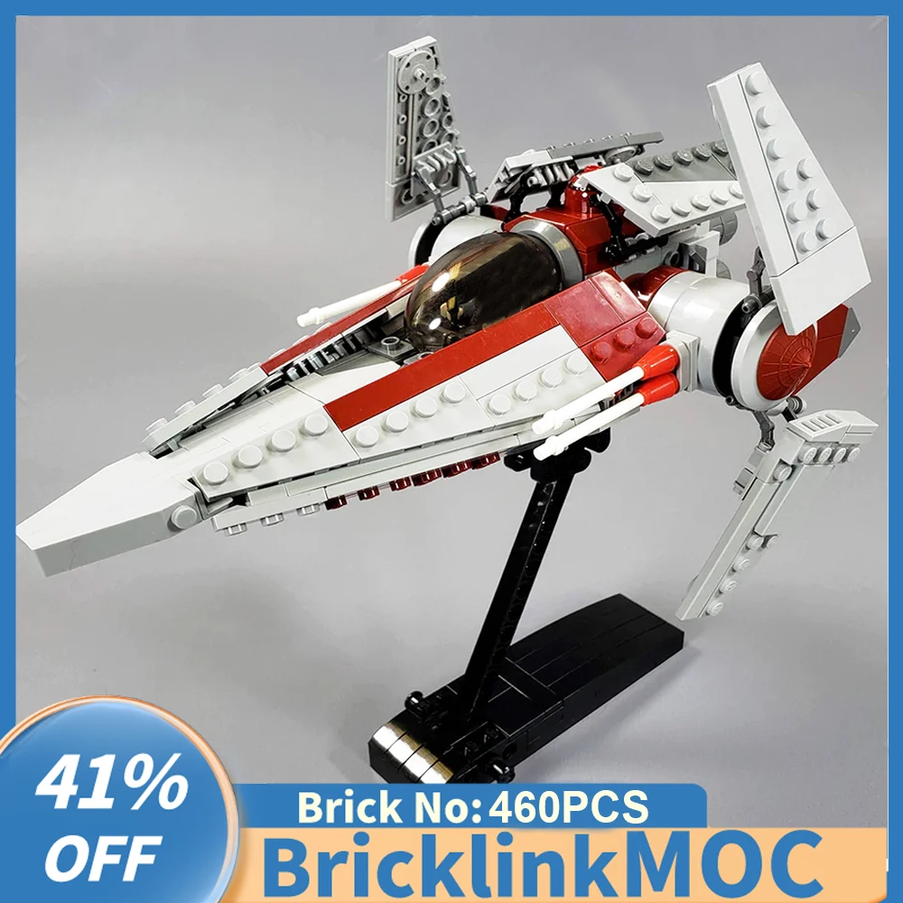 NEW 460PCS Famous space Movie Series MOC V wing space fighter creative ...