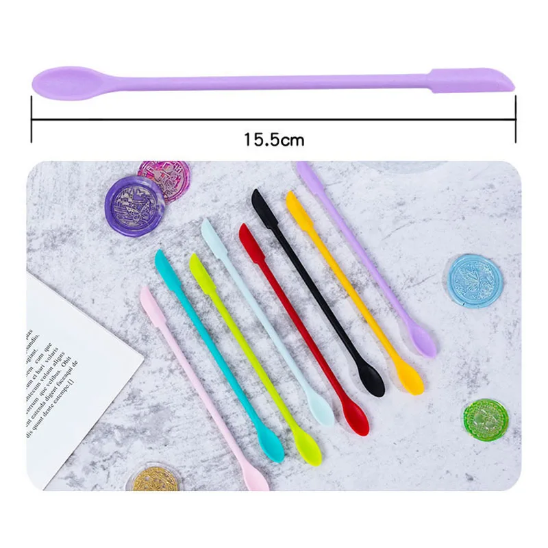 Double-Headed Scraper Creative Mini Silicone Small Tip Spatula ...