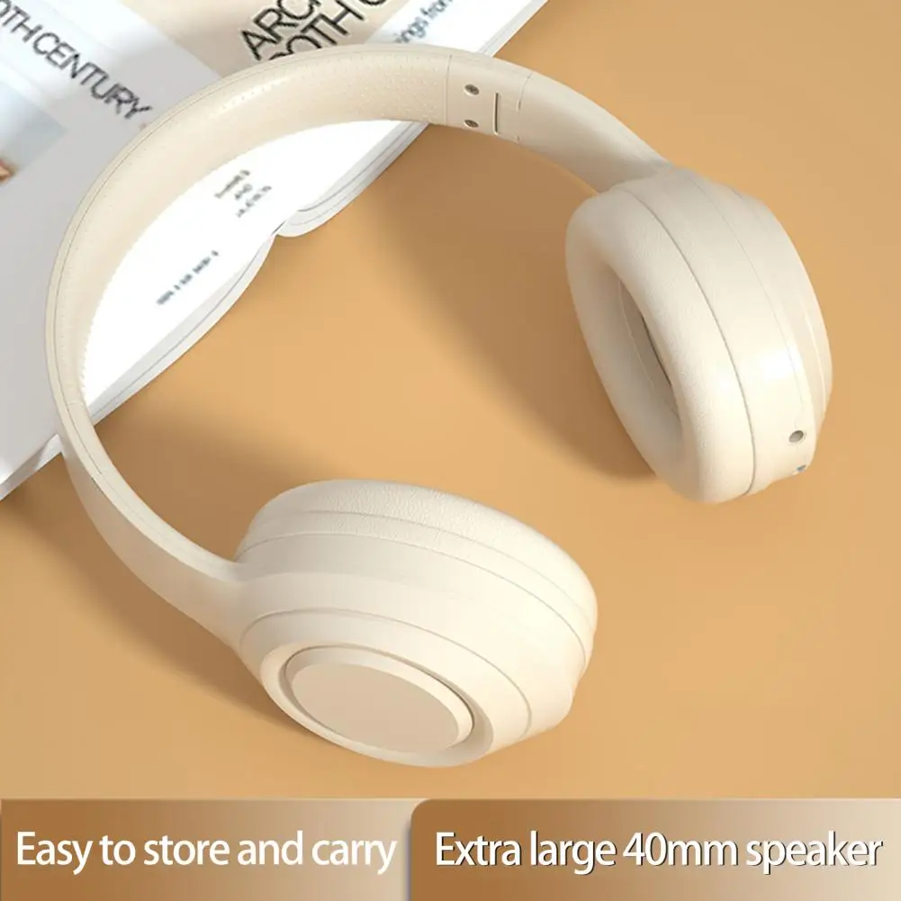 Wireless-Headphone-Stereo-Surround-Bluetooth-compatible-5-0-40mm ...