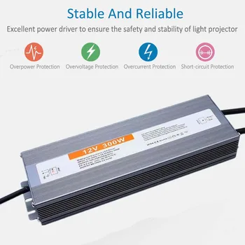 Waterproof Power Supply IP67 IP68 Lighting Transformer AC110V~220V To DC 12V 24V LED Driver 10W ...