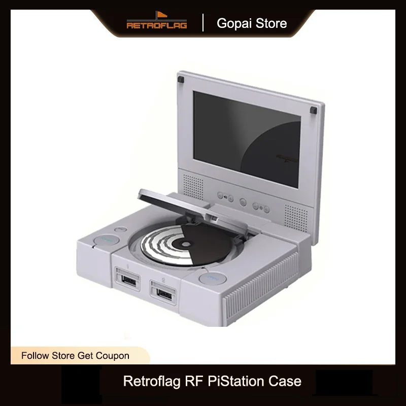 Retroflag-PiStation-Case-para-Raspberry-Pi-4B-LCD-apagado-reinicio ...