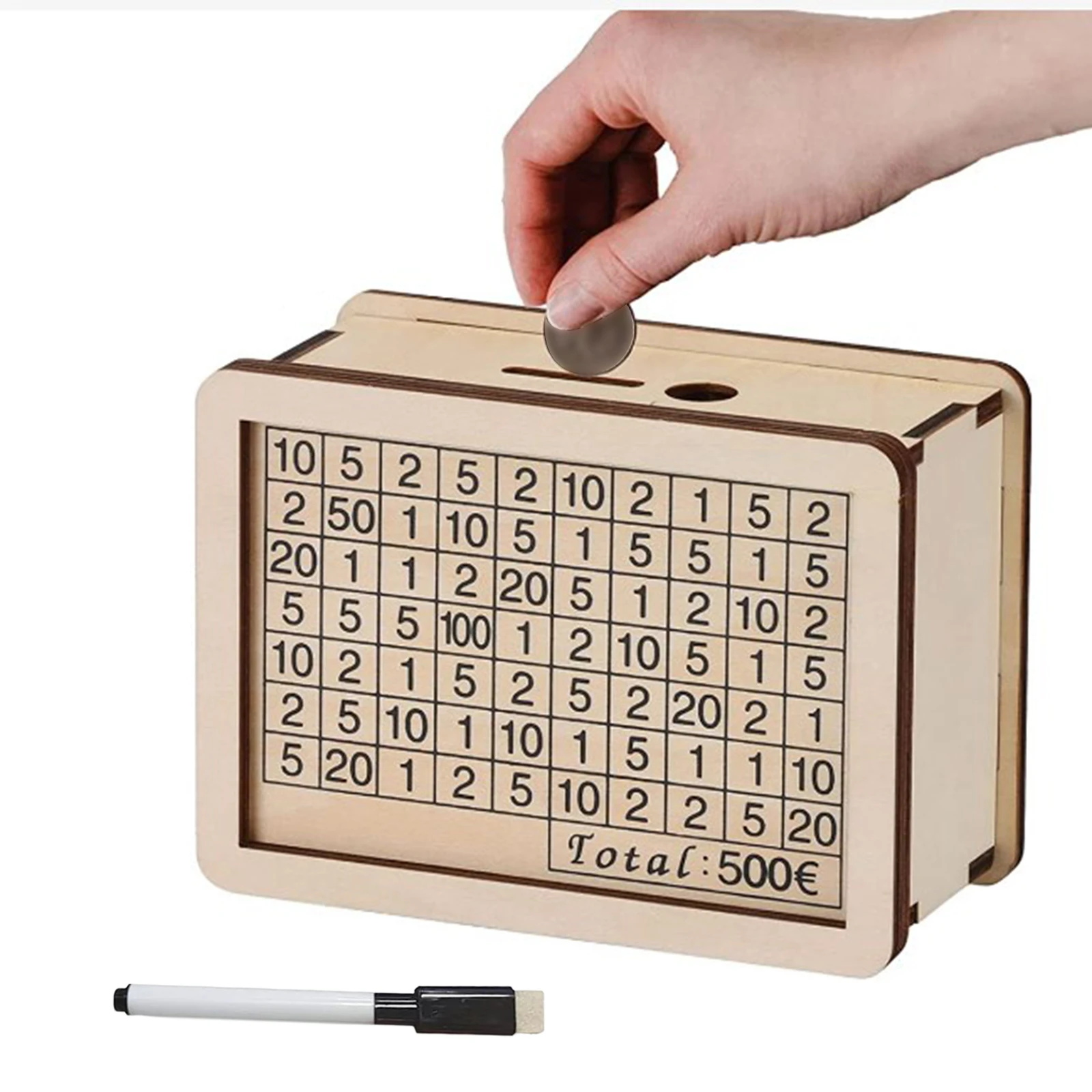 Counting-Coin-Bank-Craft-with-Opening-Wooden-Money-Box-with-Counter ...