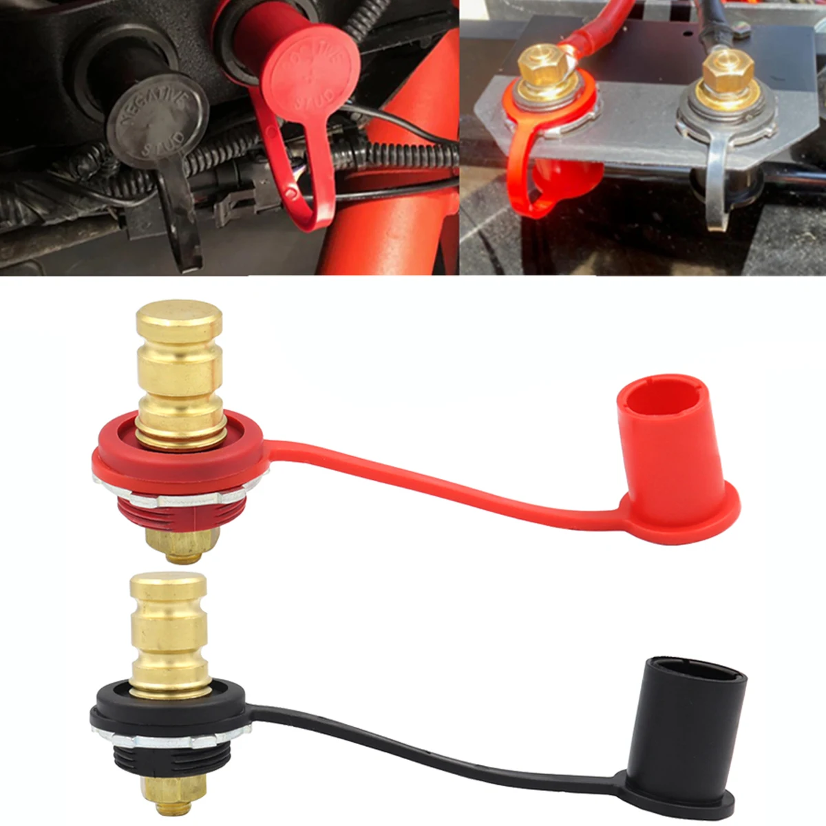 250A-12V-Battery-Charger-Post-3-8-Stud-Remote-Battery-Terminals-with ...