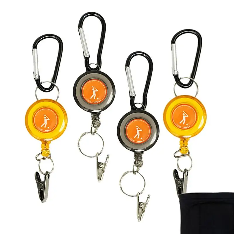 Golf-Retractable-Clip-Retractable-Clip-Keychain-For-Golf-Bag-Multi ...