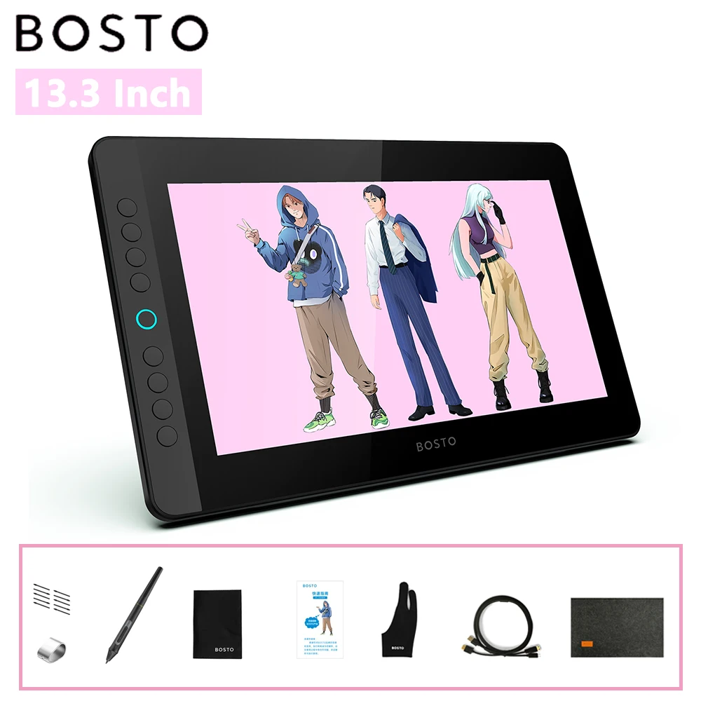 BOSTO-13-3-Inch-Portable-Graphics-Drawing-Tablet-H-IPS-LED-Screen ...