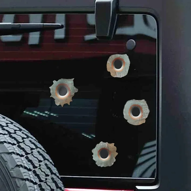 6in1 3D Effect Bullet Motorcycle Stickers Waterproof Laptop Water Cup ...